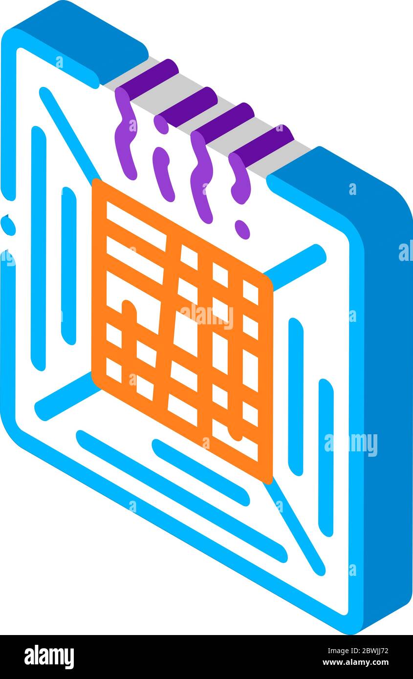 Service Air Conditioner isometric icon vector illustration Stock Vector ...