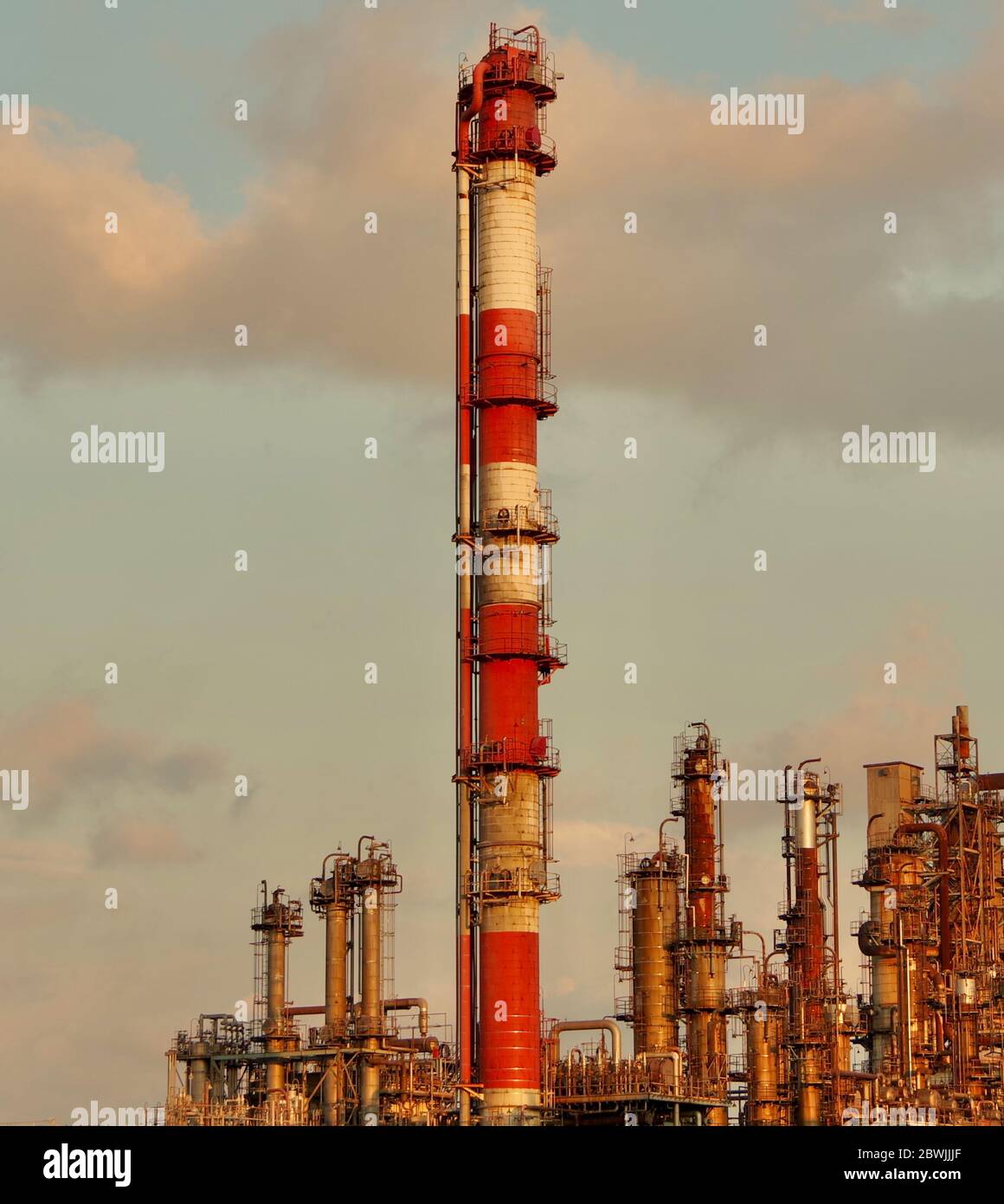 Smoke Stack at Power Plant in Japan Stock Photo - Alamy