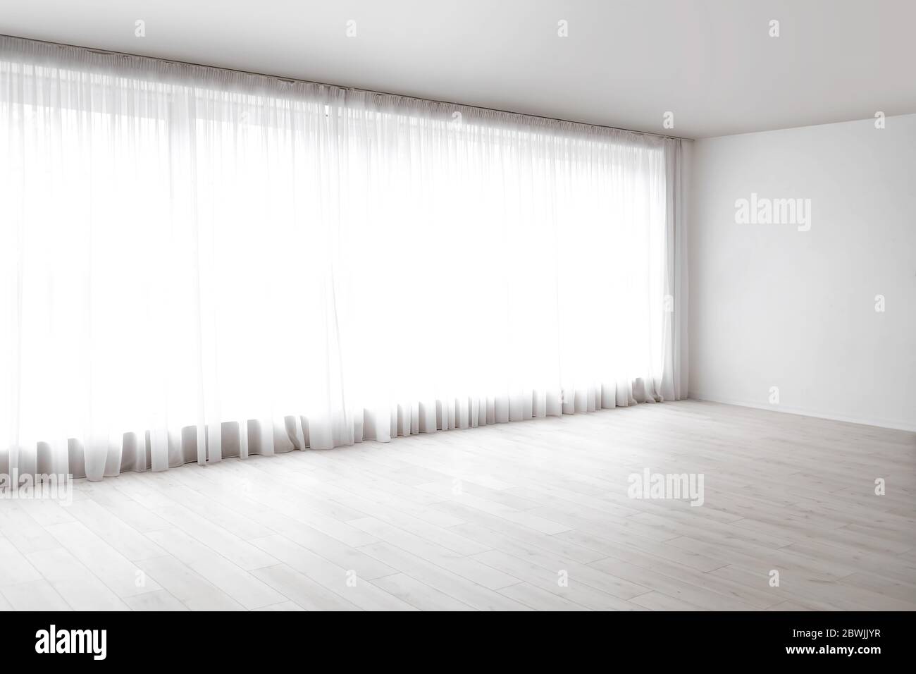 View of big empty room Stock Photo - Alamy