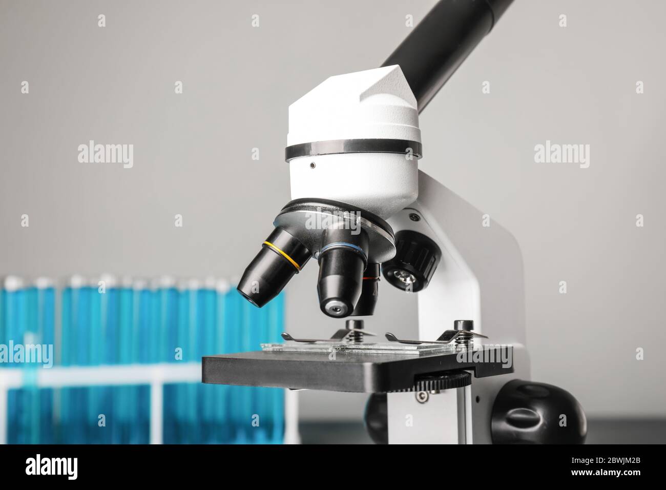 Modern microscope test tubes hi-res stock photography and images - Alamy