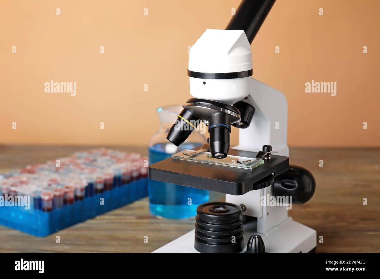 Modern microscope test tubes hi-res stock photography and images - Alamy