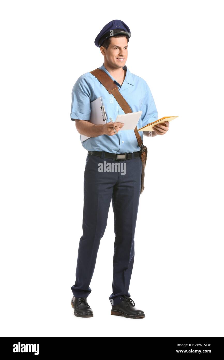 Postman Cut Out Stock Images & Pictures - Alamy