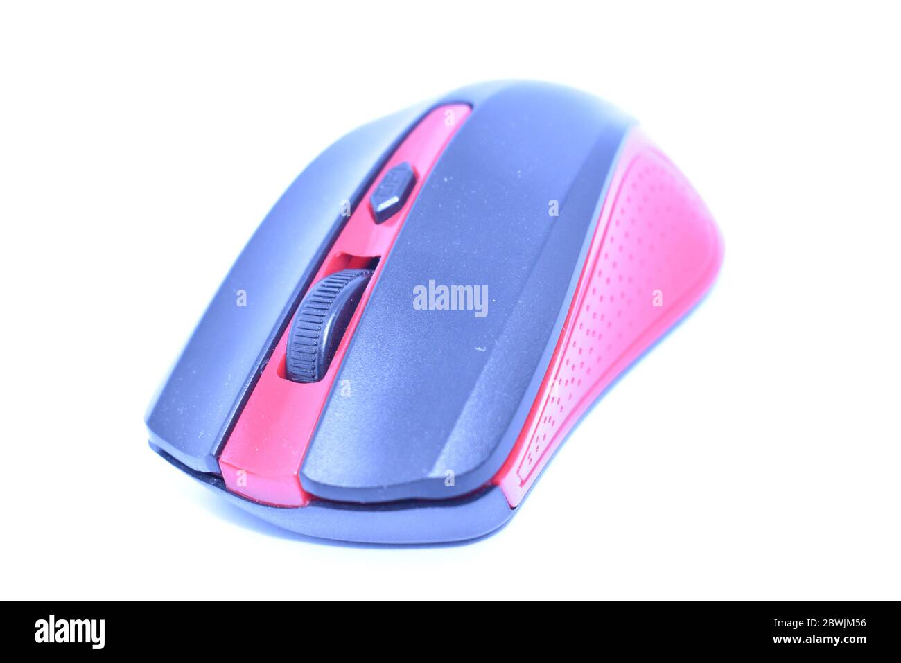 Wireless computer mouse on white background Stock Photo - Alamy