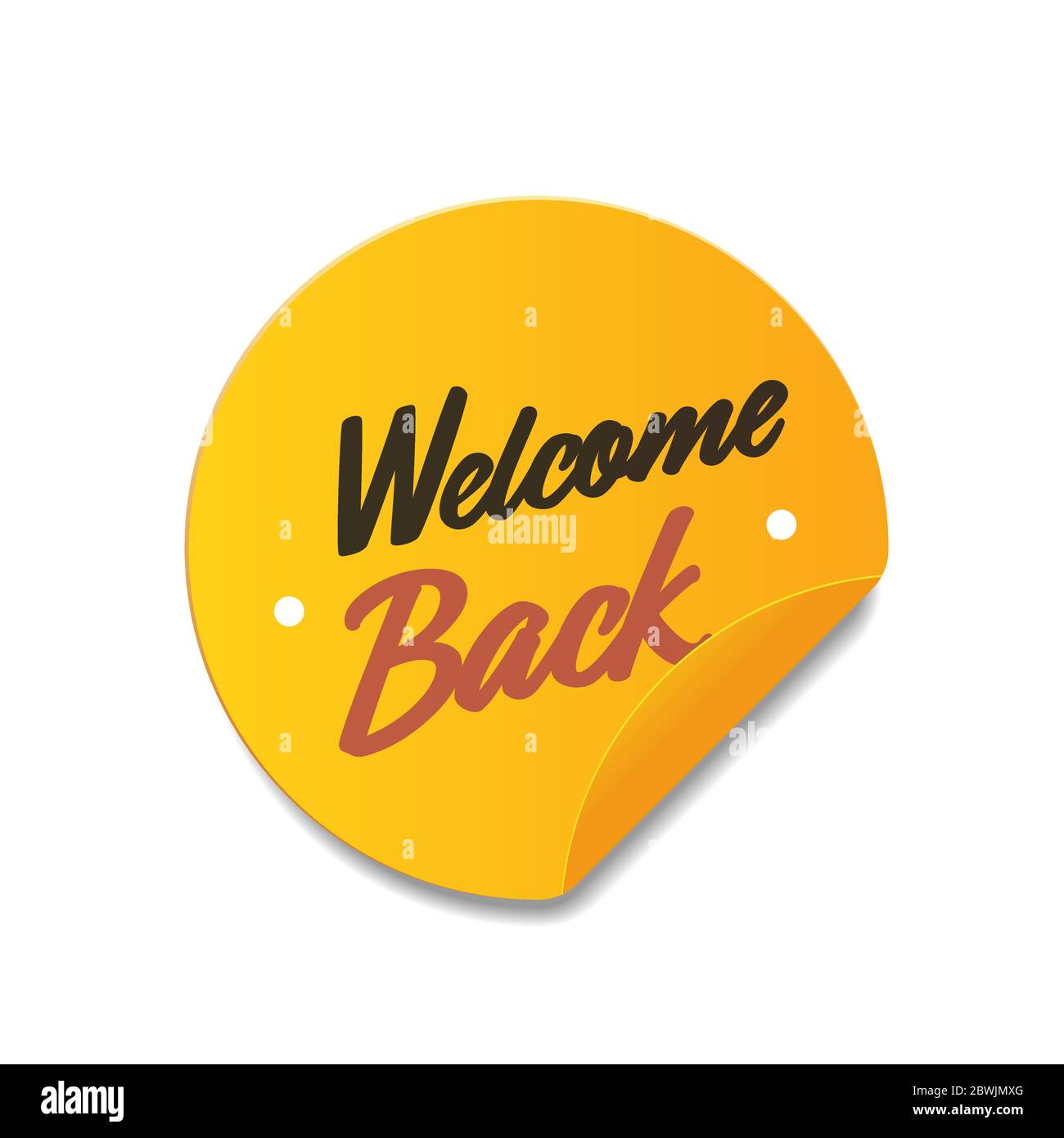 welcome back sticker coronavirus quarantine is over advertising ...
