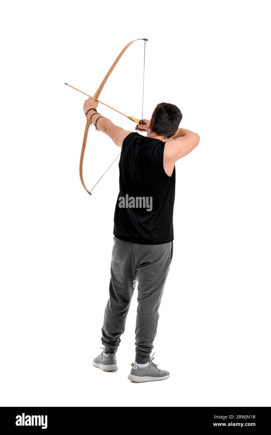Man Holding Crossbow