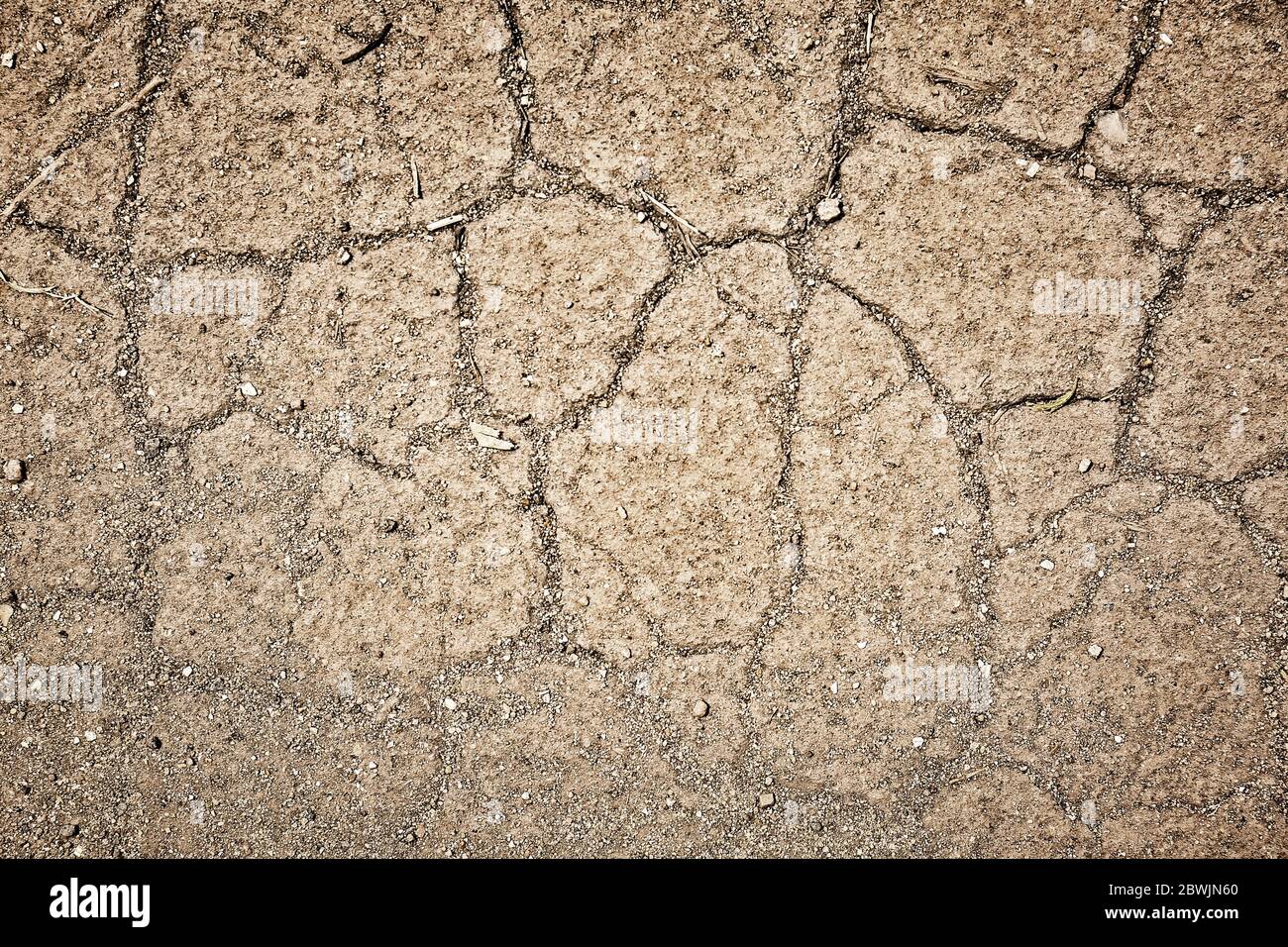Dry soil outdoors, top view Stock Photo - Alamy