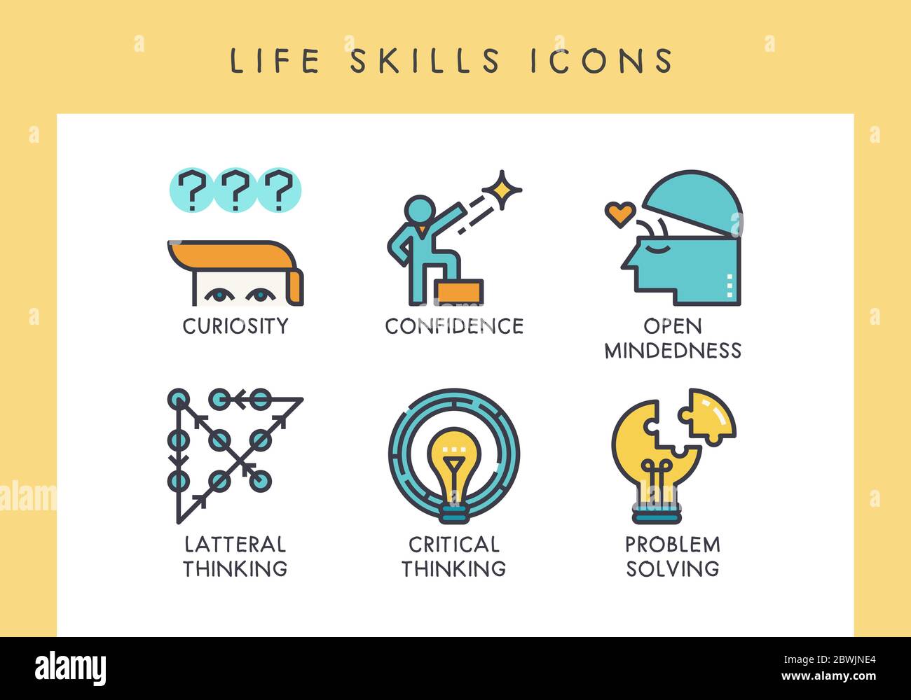 Open mindedness success Stock Vector Images - Alamy