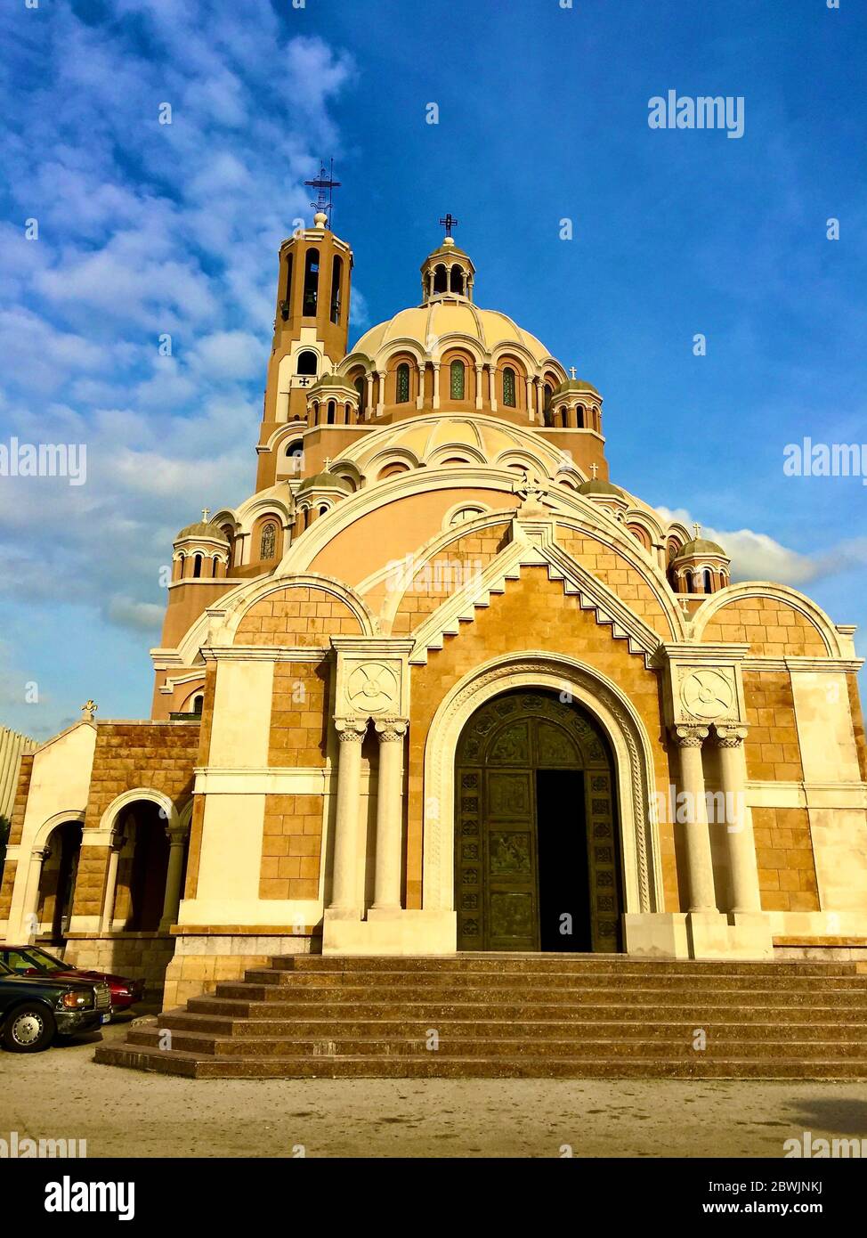 St. Paul Cathedral, Harissa, Lebanon Stock Photo - Alamy