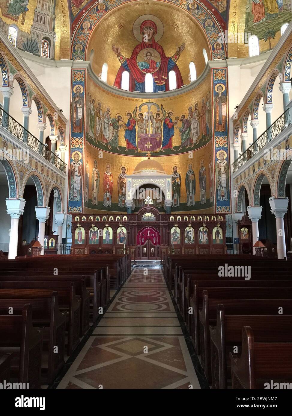 St. Paul Cathedral, Harissa, Lebanon Stock Photo - Alamy