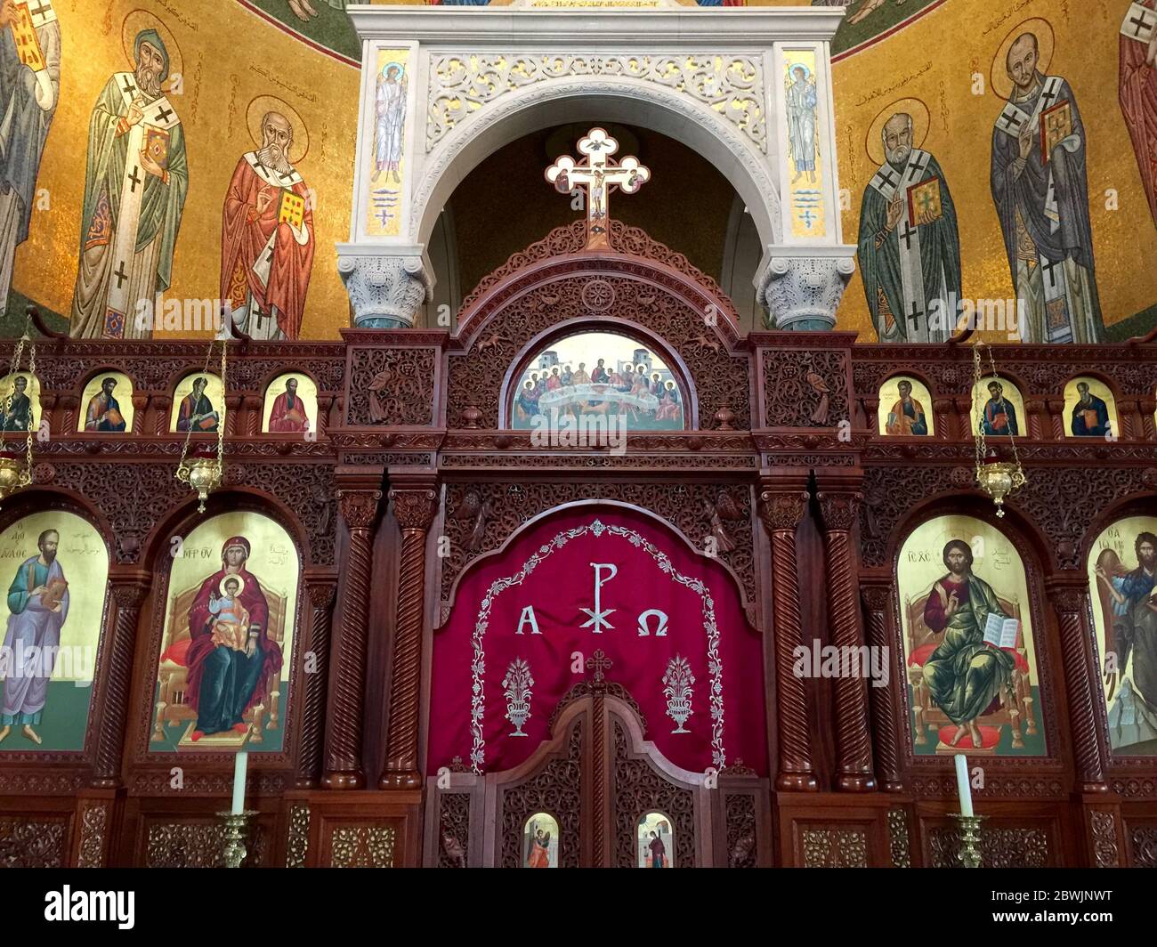 St. Paul Cathedral, Harissa, Lebanon Stock Photo - Alamy