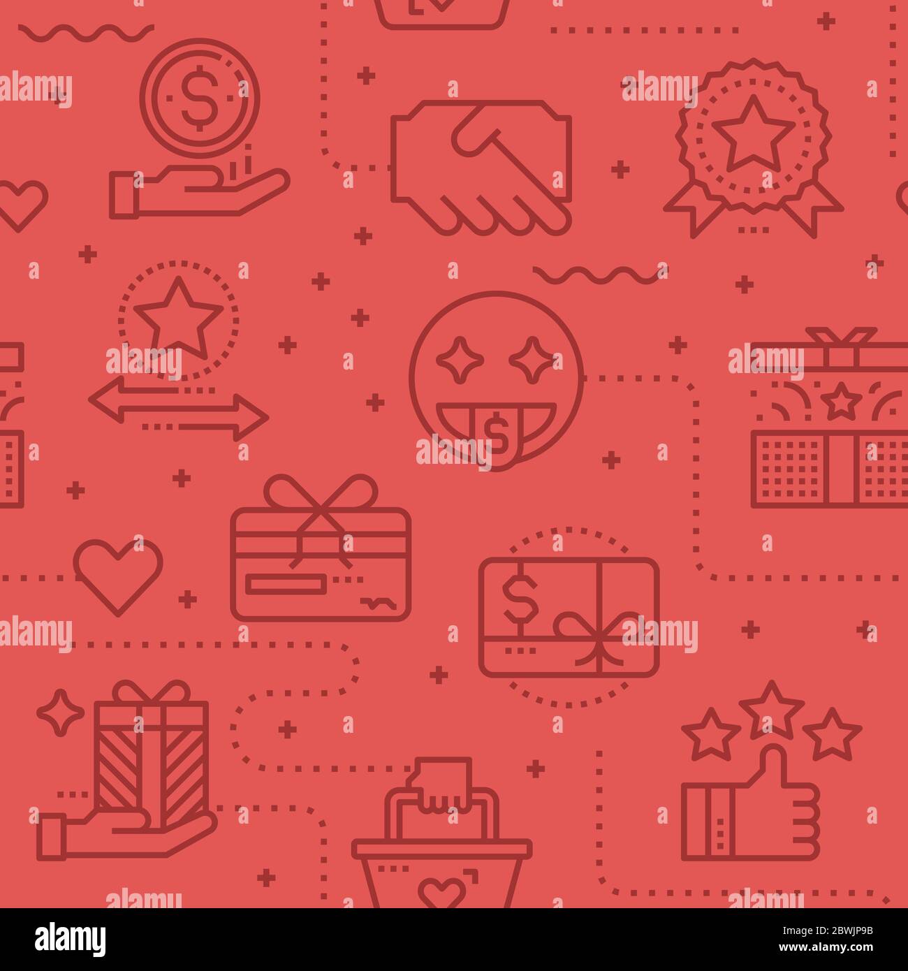 Reward seamless vector pattern for background, backdrop, website ...