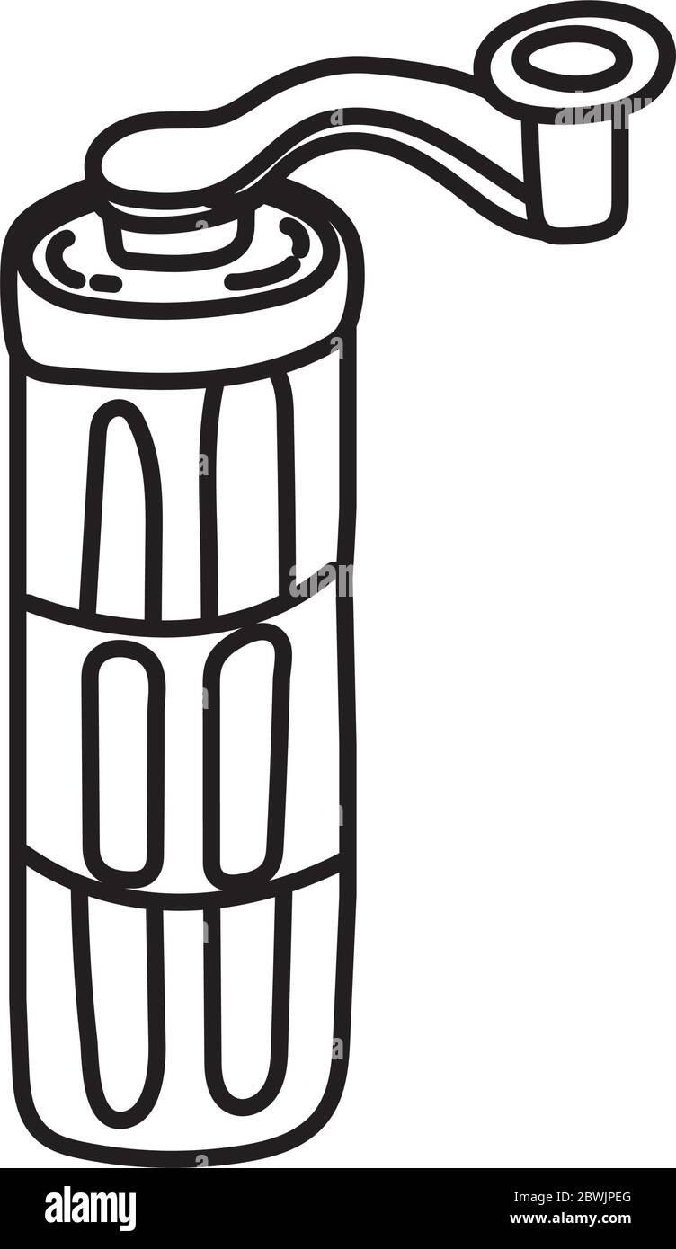 coffee toast machine line style icon Stock Vector Image & Art - Alamy