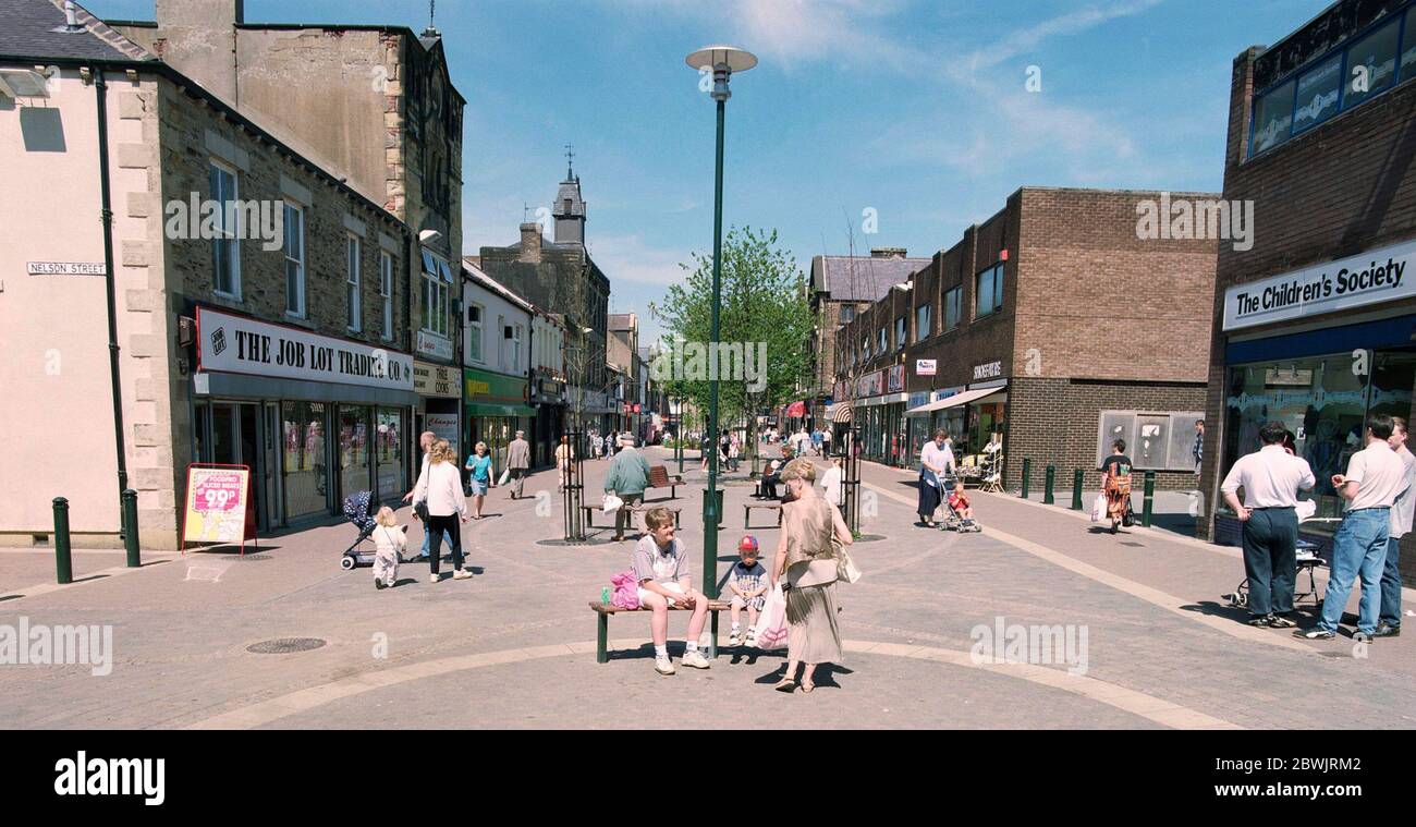 People shopping in consett town centre hi-res stock photography and ...