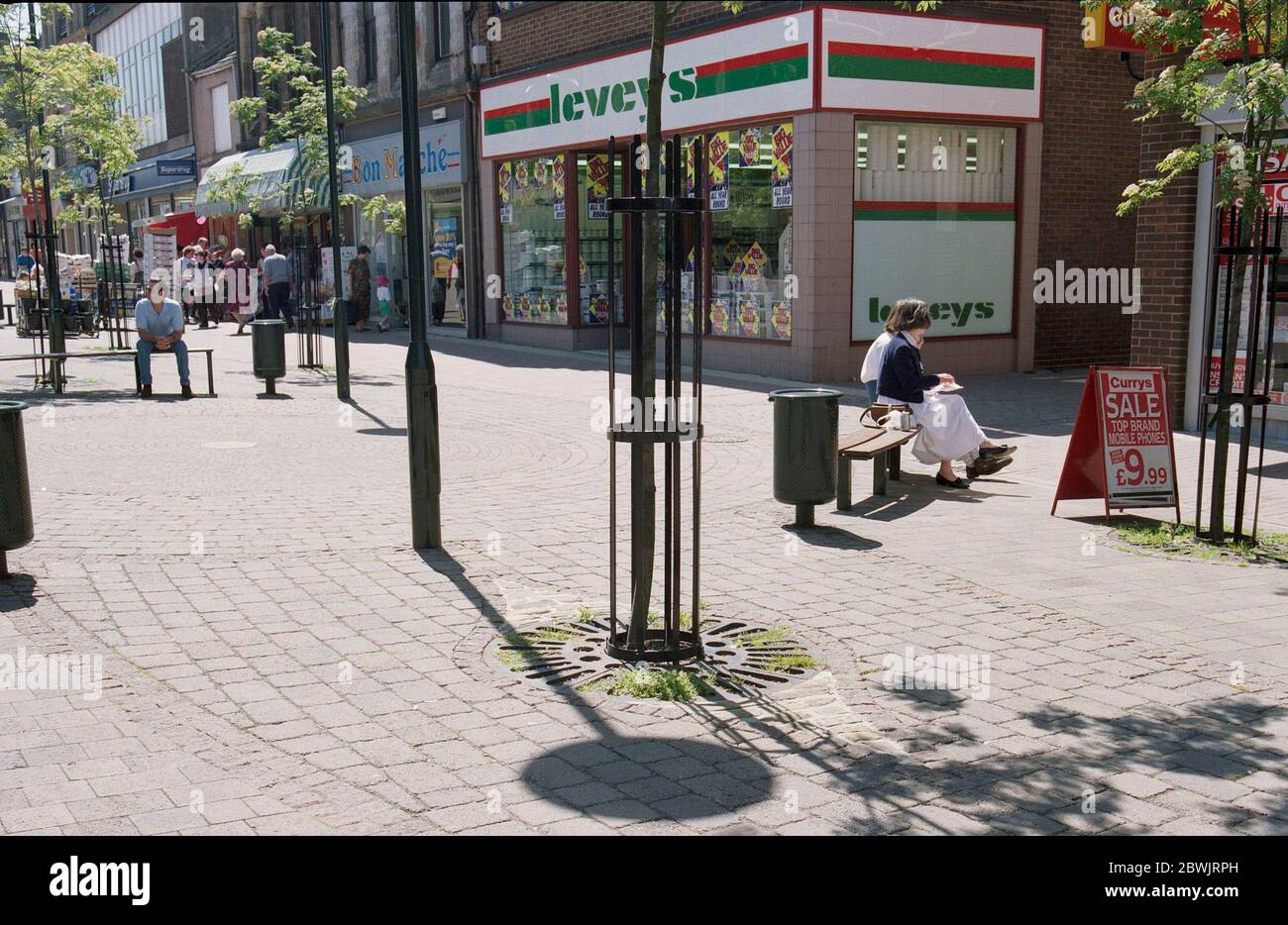 People shopping in consett town centre hi-res stock photography and ...