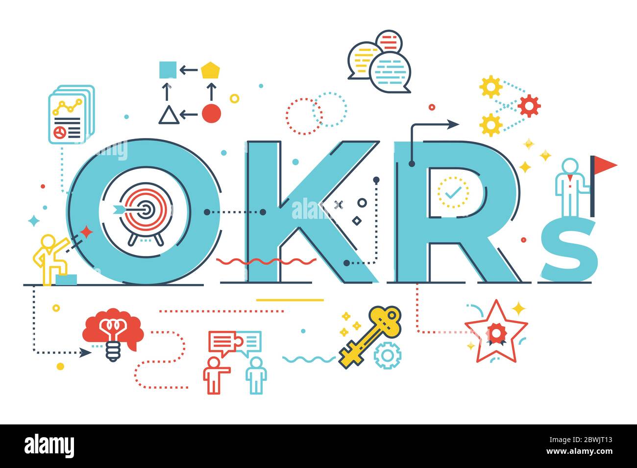 Okrs vector vectors Stock Vector Images - Alamy