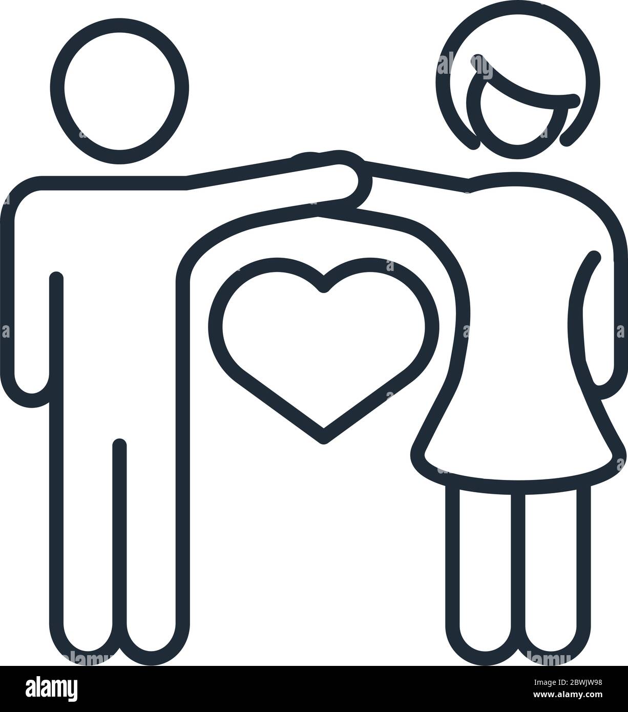 Two People In Love Clipart Black And White