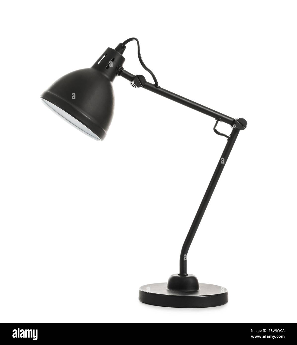 Stylish black table lamp Cut Out Stock Images & Pictures - Alamy