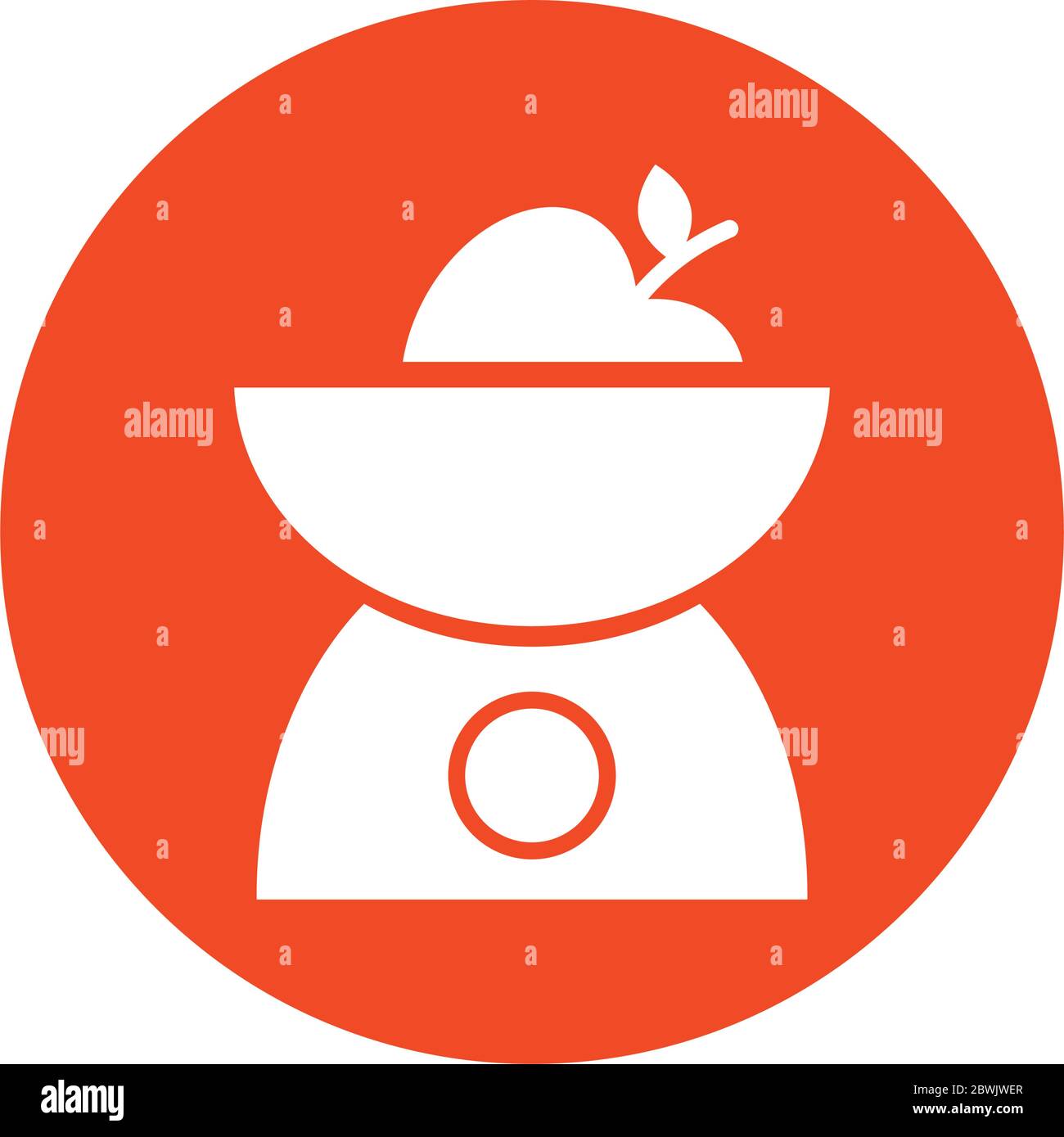 balance measure kitchen block style icon Stock Vector Image & Art - Alamy