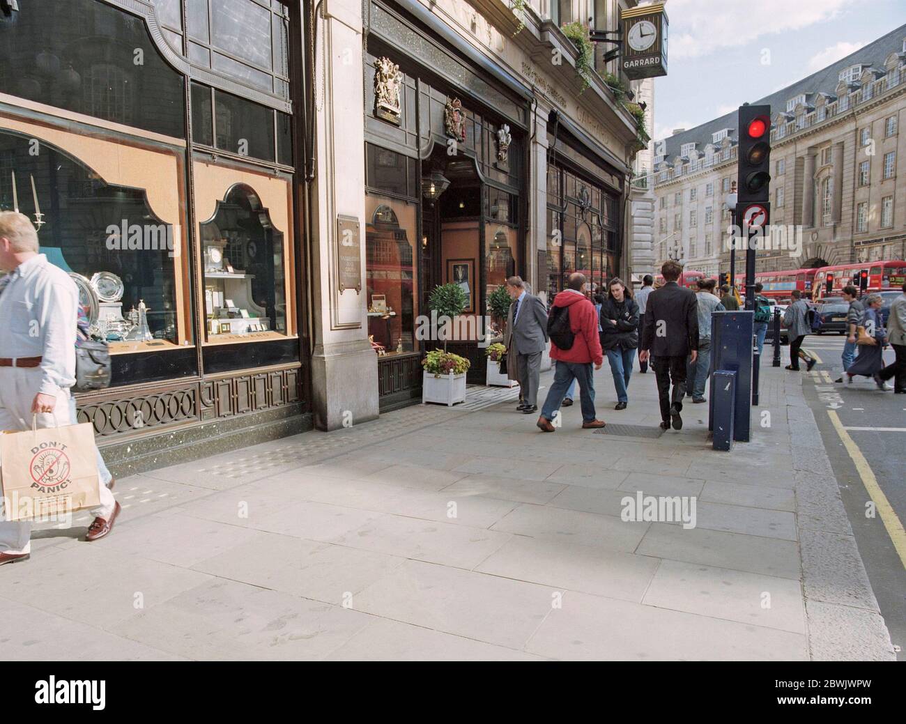 Street scene in Regent street, central London, south East England, UK ...