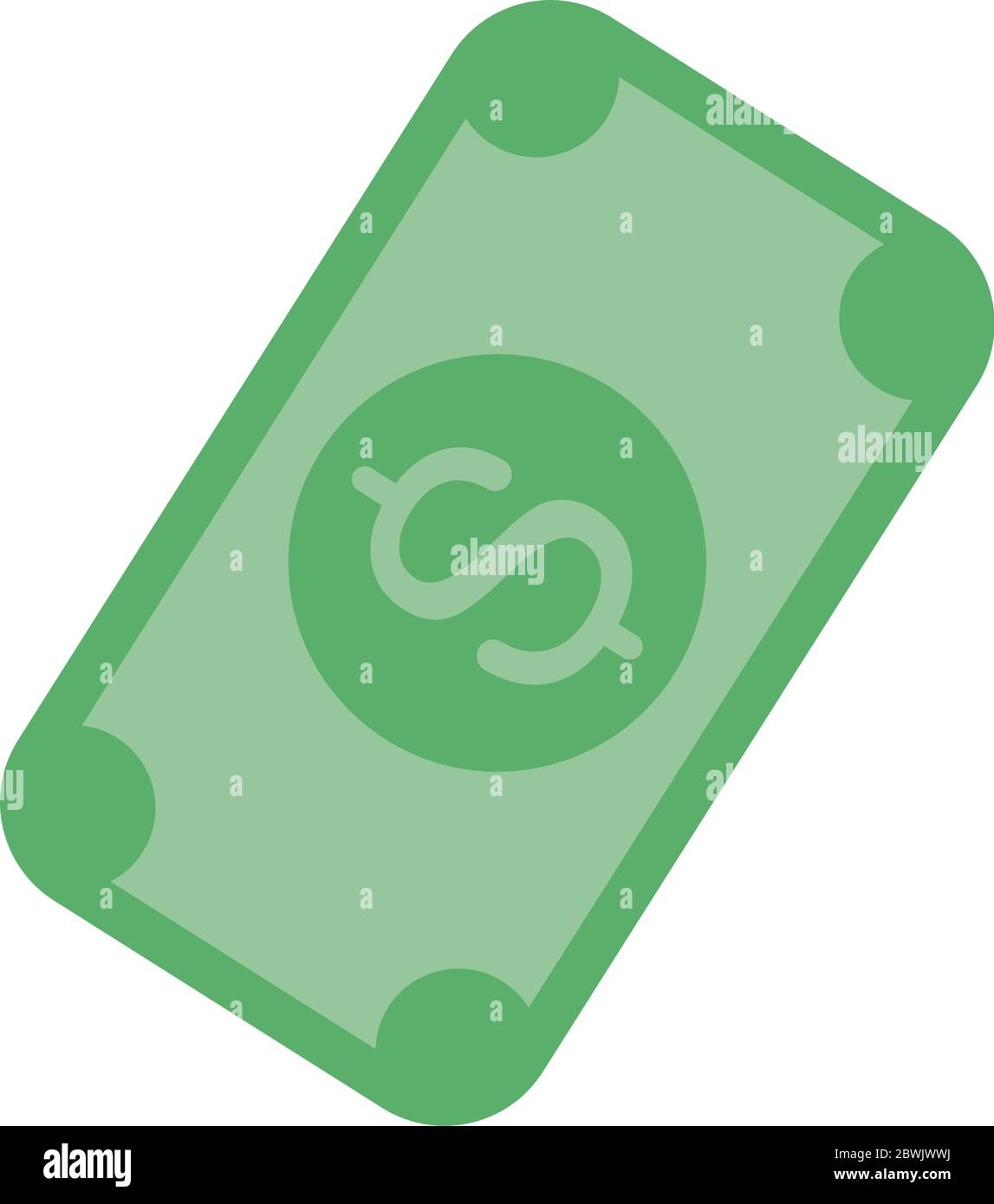 Isolated dollar bill vector design Stock Vector Image & Art - Alamy