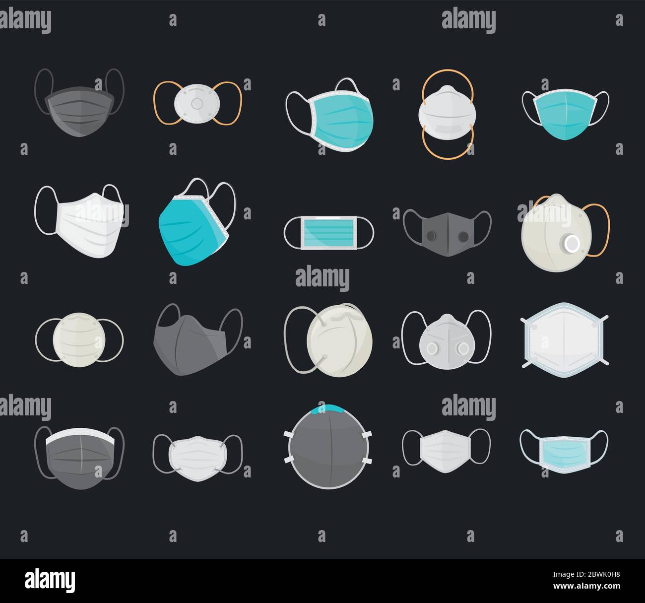 breathing medical mask, hospital or pollution protect, prevention mouth ...