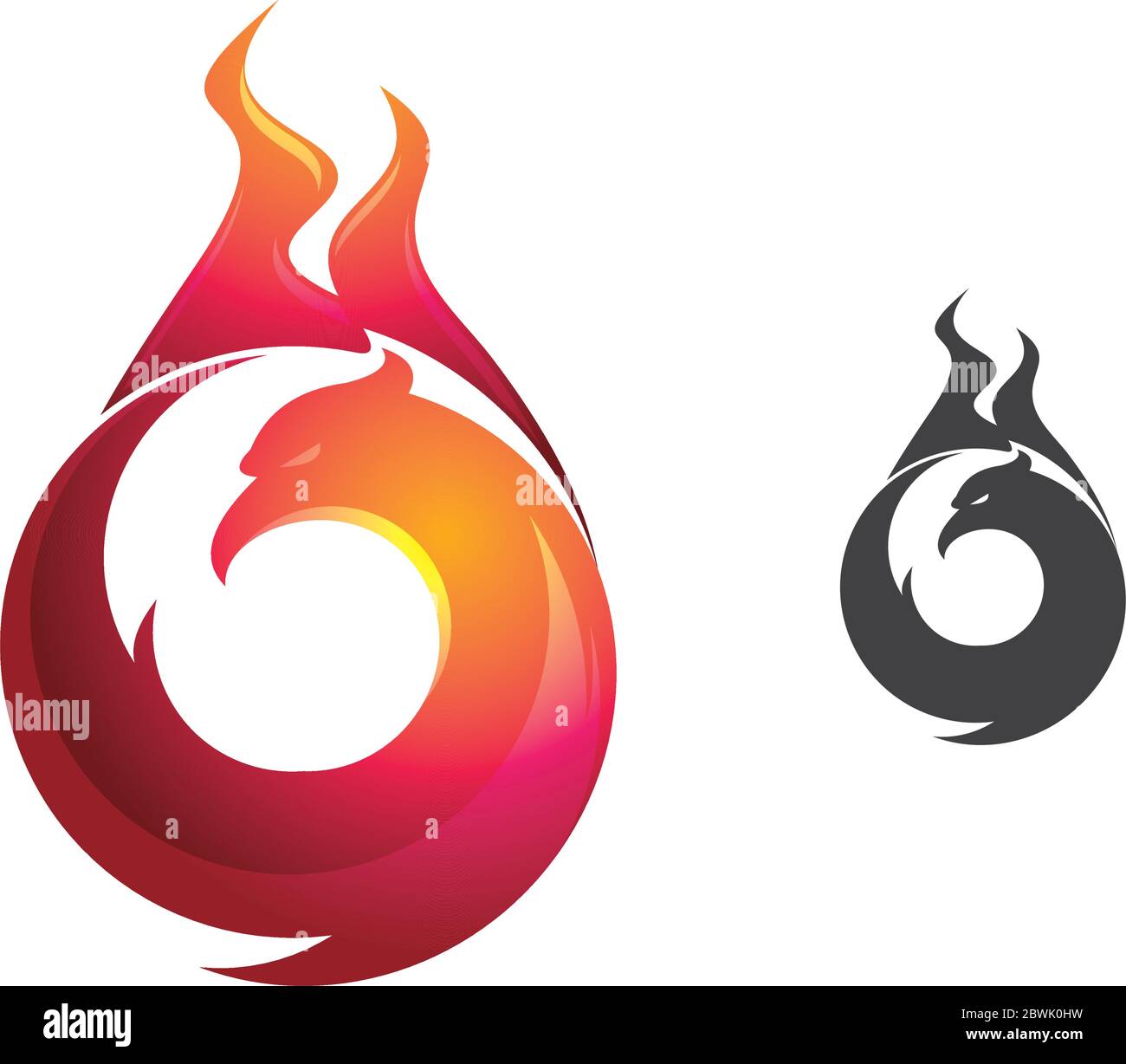 Eagle flame hi-res stock photography and images - Alamy
