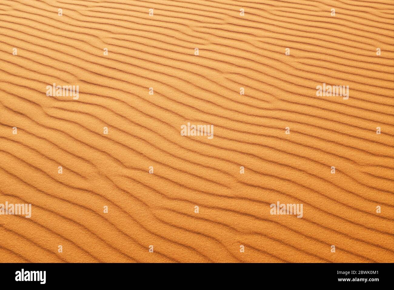 Bright orange desert sand pattern ripples for a warm summer background ...