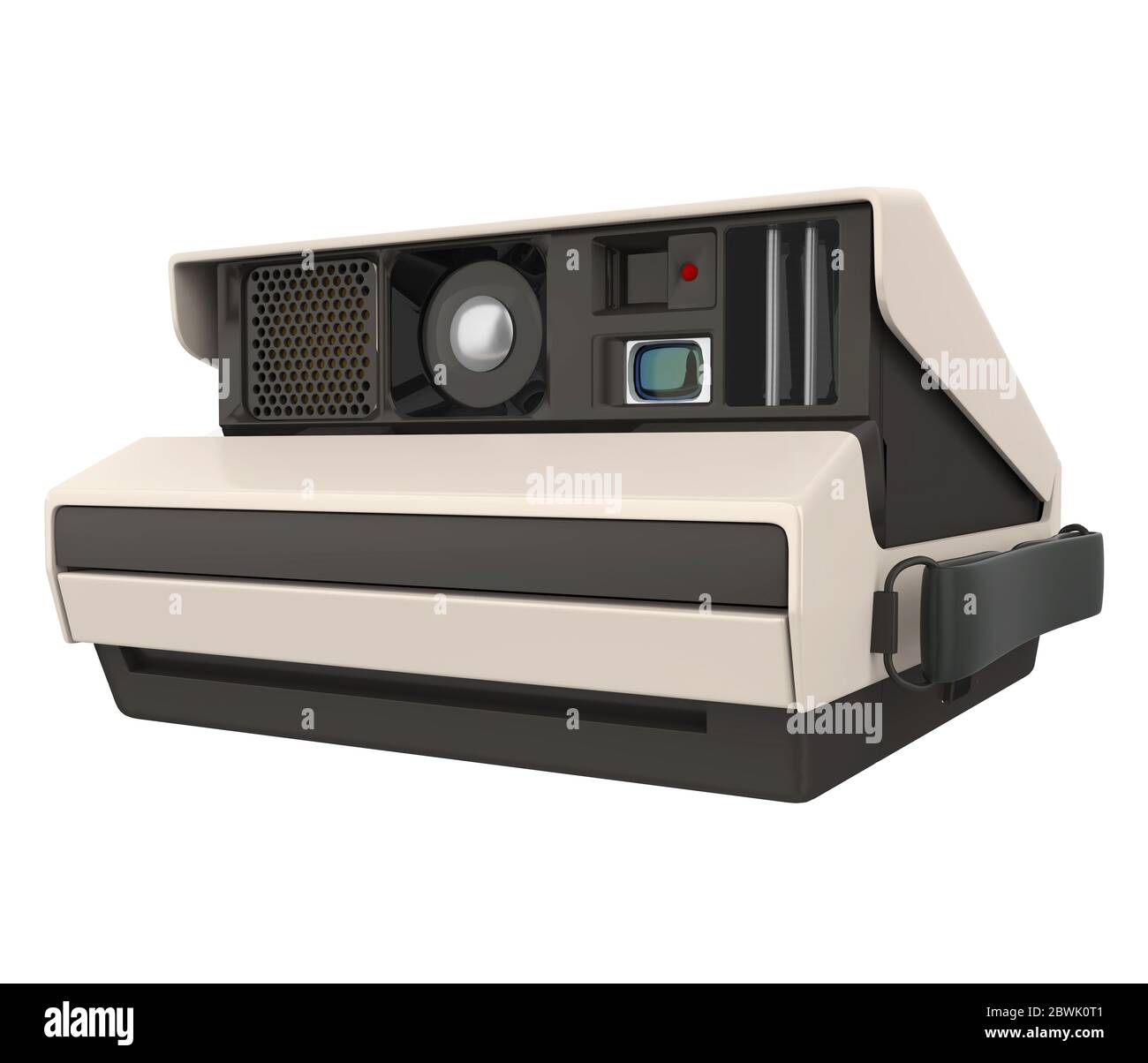 Vintage Instant Camera Isolated Stock Photo - Alamy