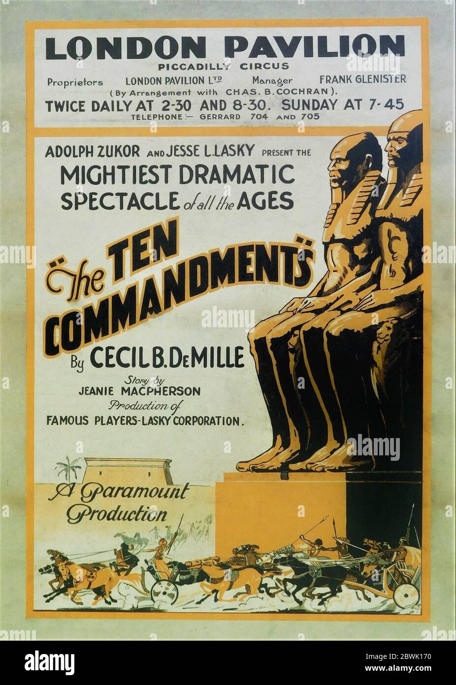 Cecil B Demille 10 Commandments 1923 The Ten Commandments (1923