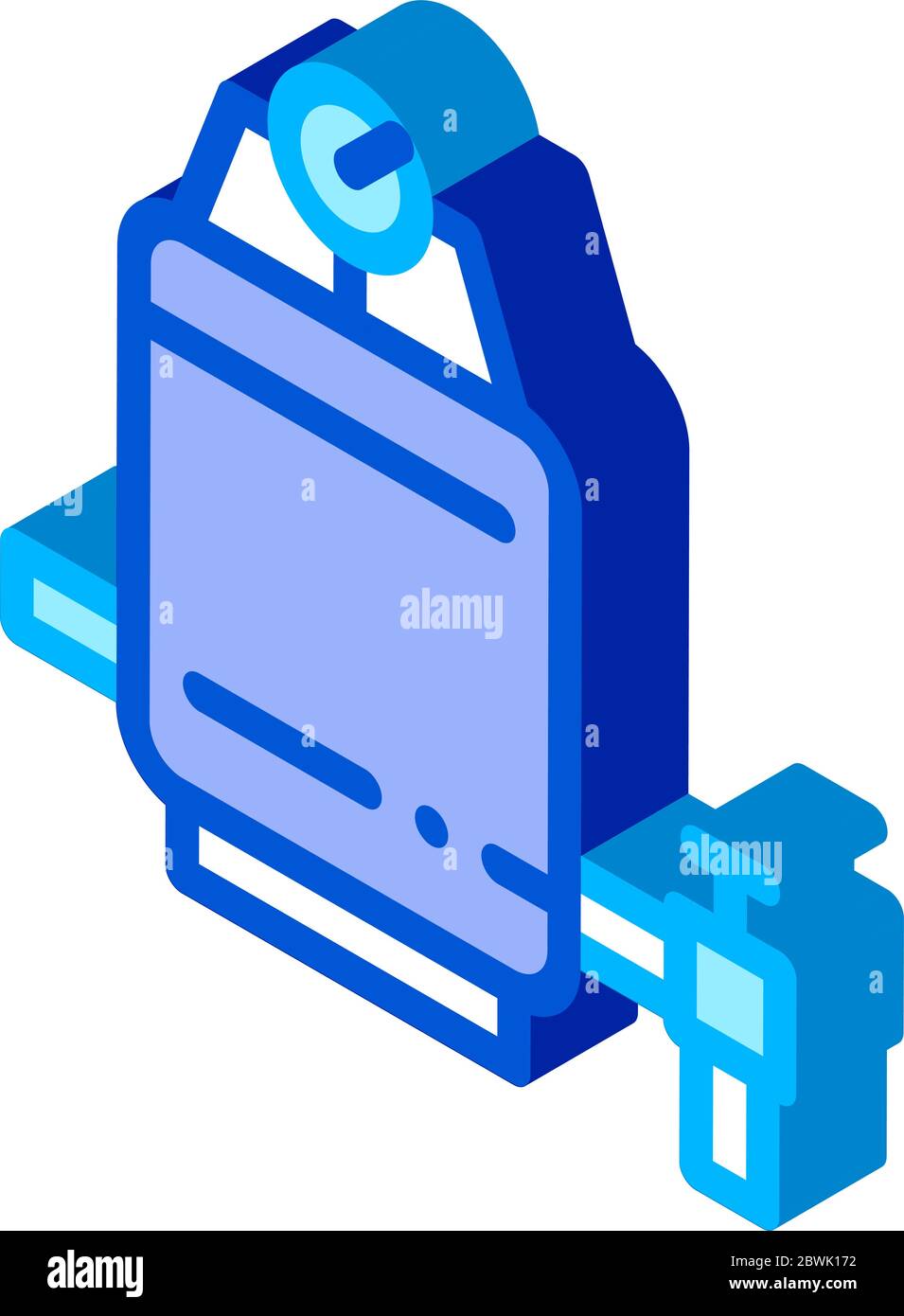Multiple Tier System Water Treatment isometric icon vector illustration ...
