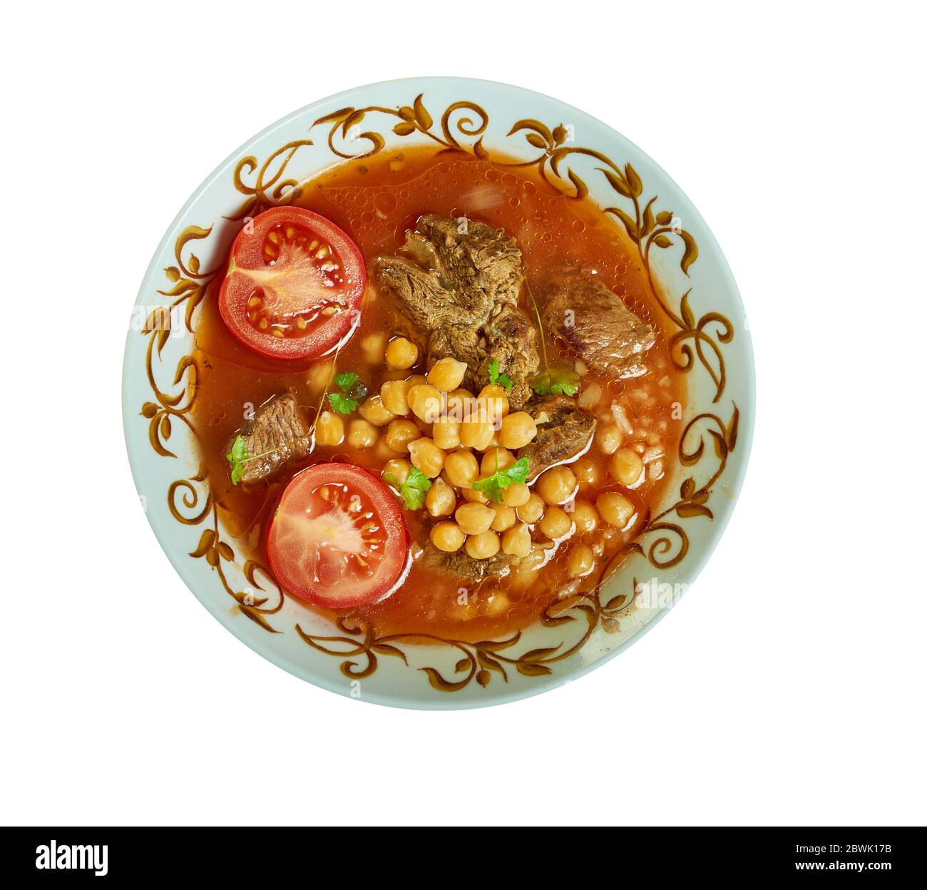 Algerian berkoukes soup ich north african spiced, tomato based ...