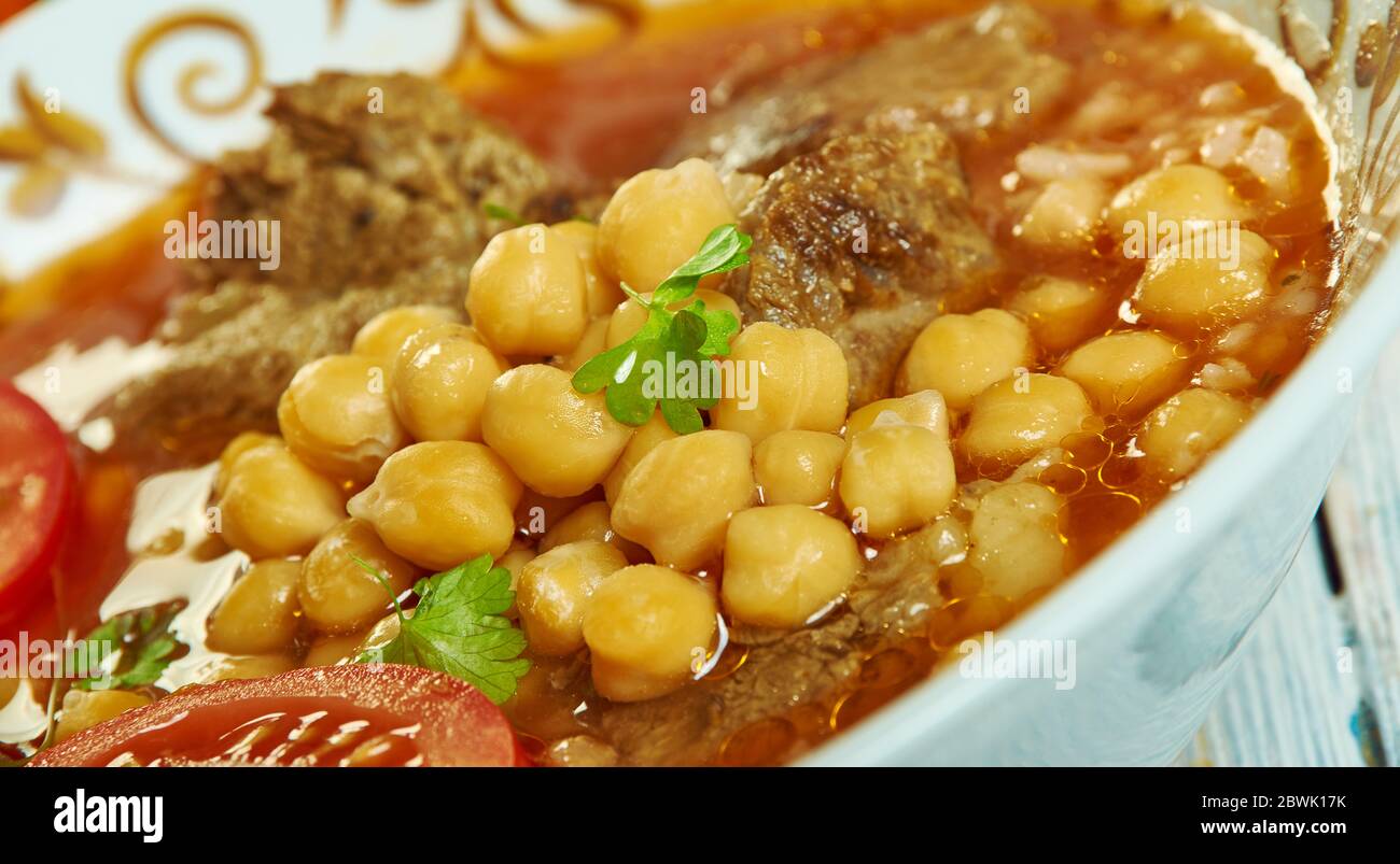 Algerian berkoukes soup ich north african spiced, tomato based ...