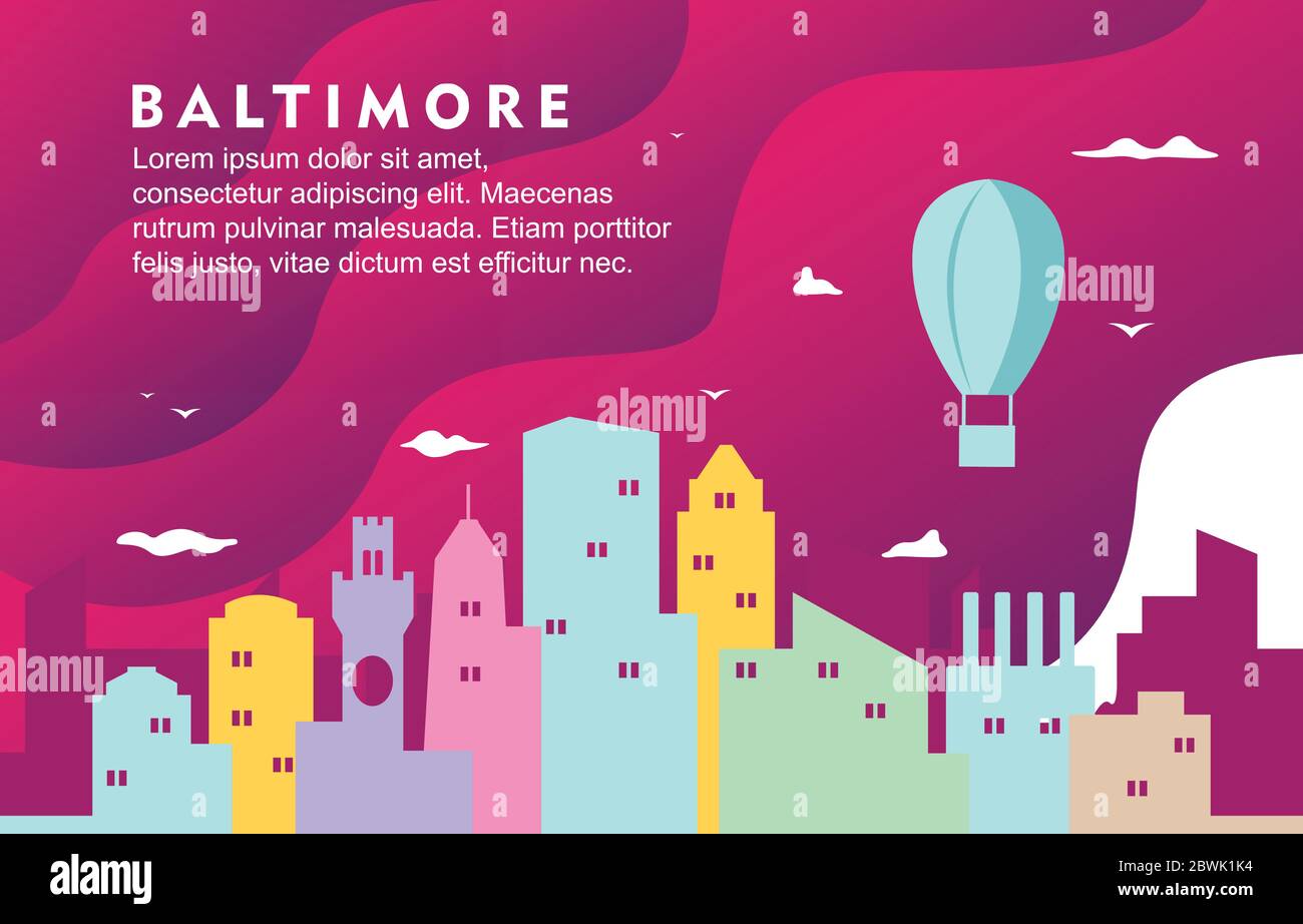 The baltimore estate Stock Vector Images - Alamy