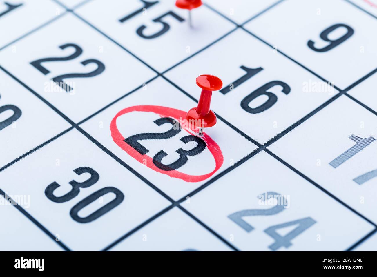 2020 calendar page marked with an important date in red pin. timeline ...