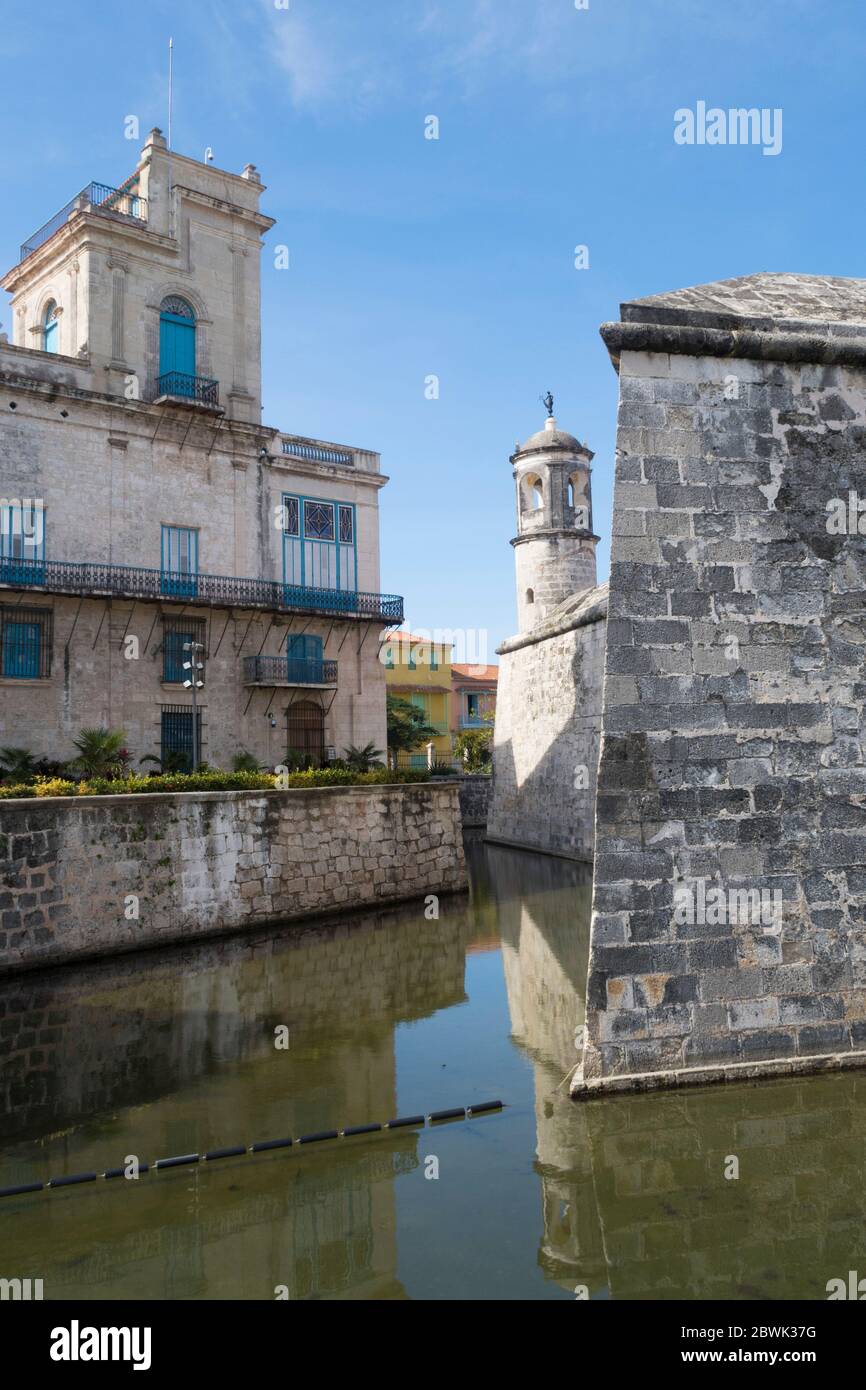 Castle of the Royal Force in old Town Havana, Cuba Stock Photo - Alamy