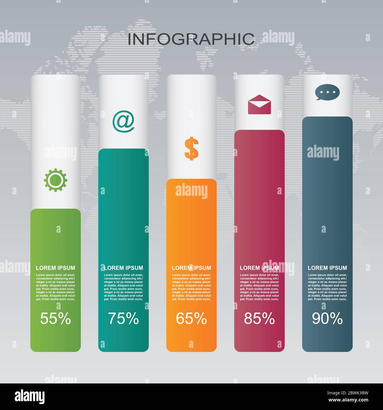 Infographic chart infochart hi-res stock photography and images - Alamy