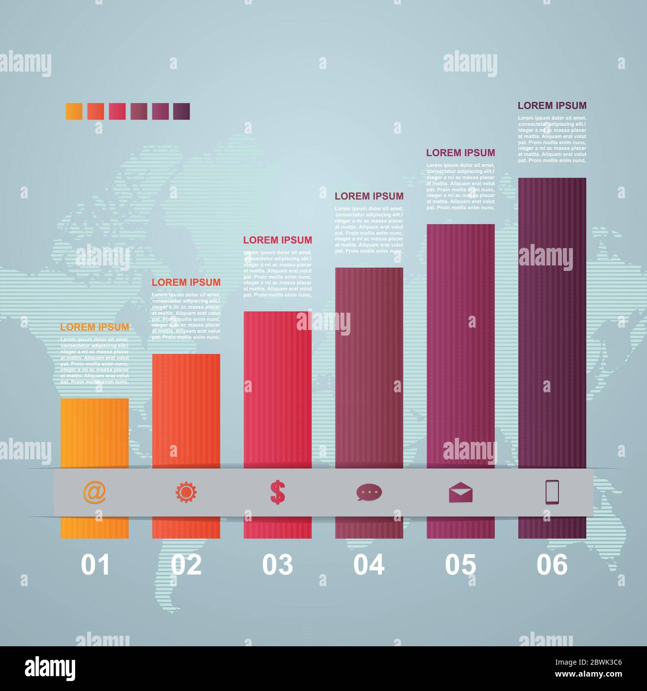 Bar graph column diagram Stock Vector Images - Alamy