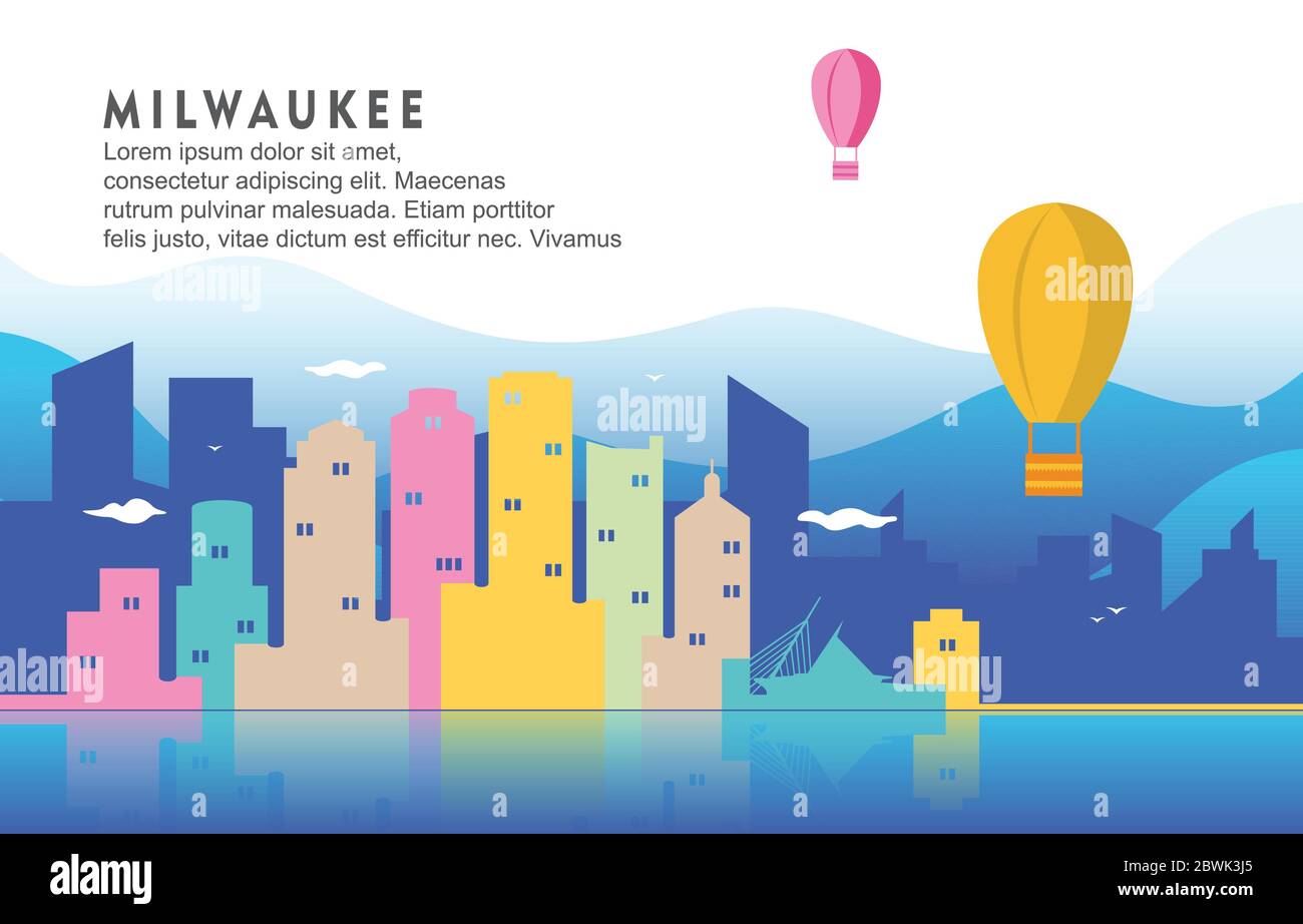 Milwaukee architecture Stock Vector Images - Alamy