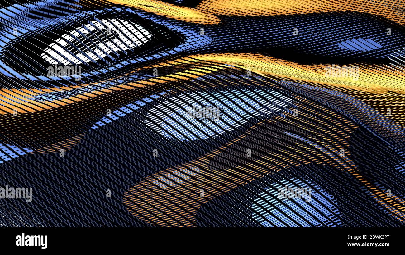 3D illustration of poly relief surface structure Stock Photo - Alamy