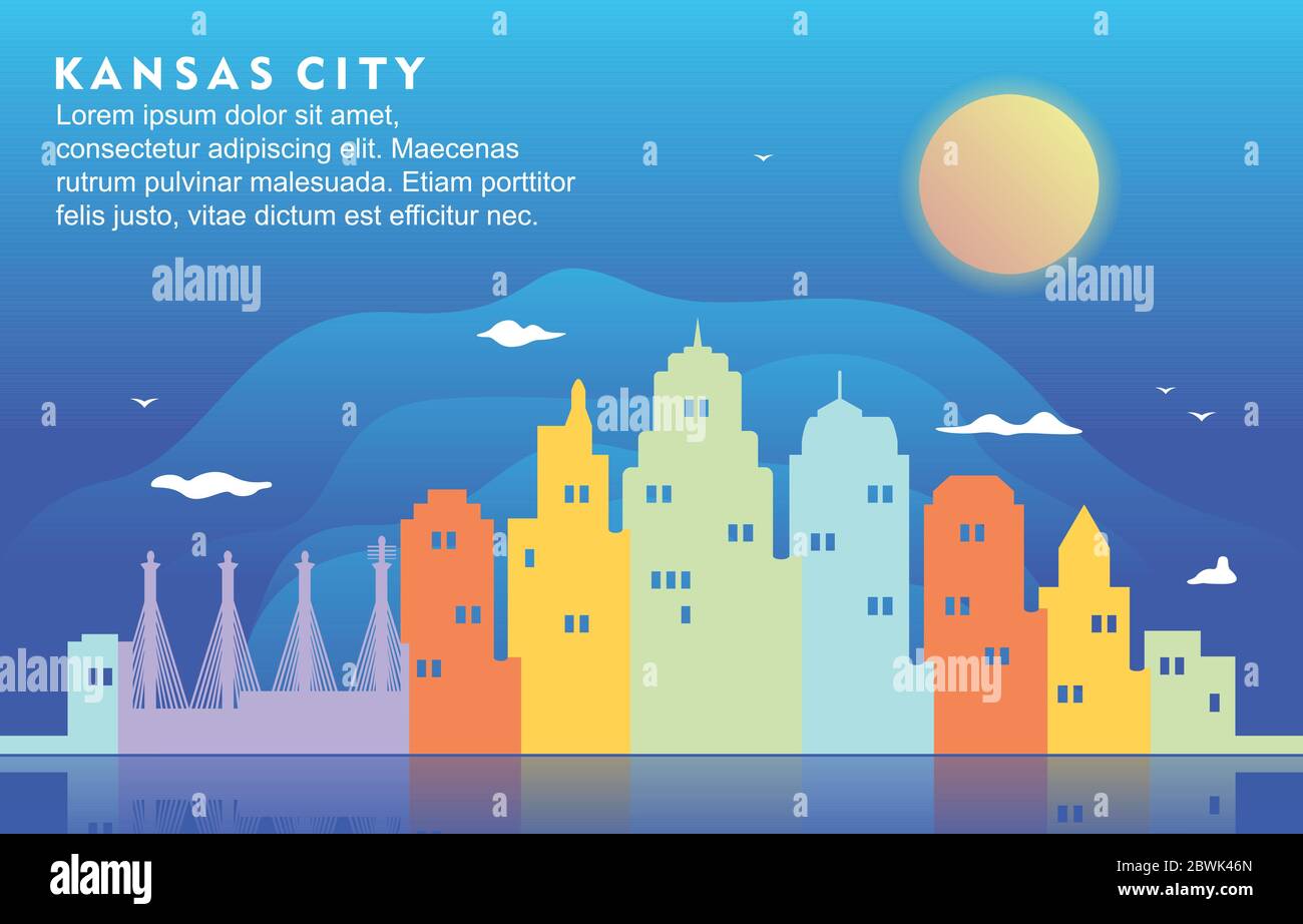 Kansas city architecture Stock Vector Images - Alamy