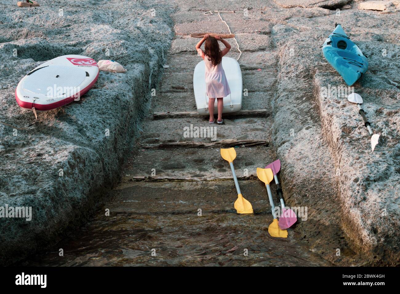View of the harbor and port at Ponza island in the summer season. Ponza ...