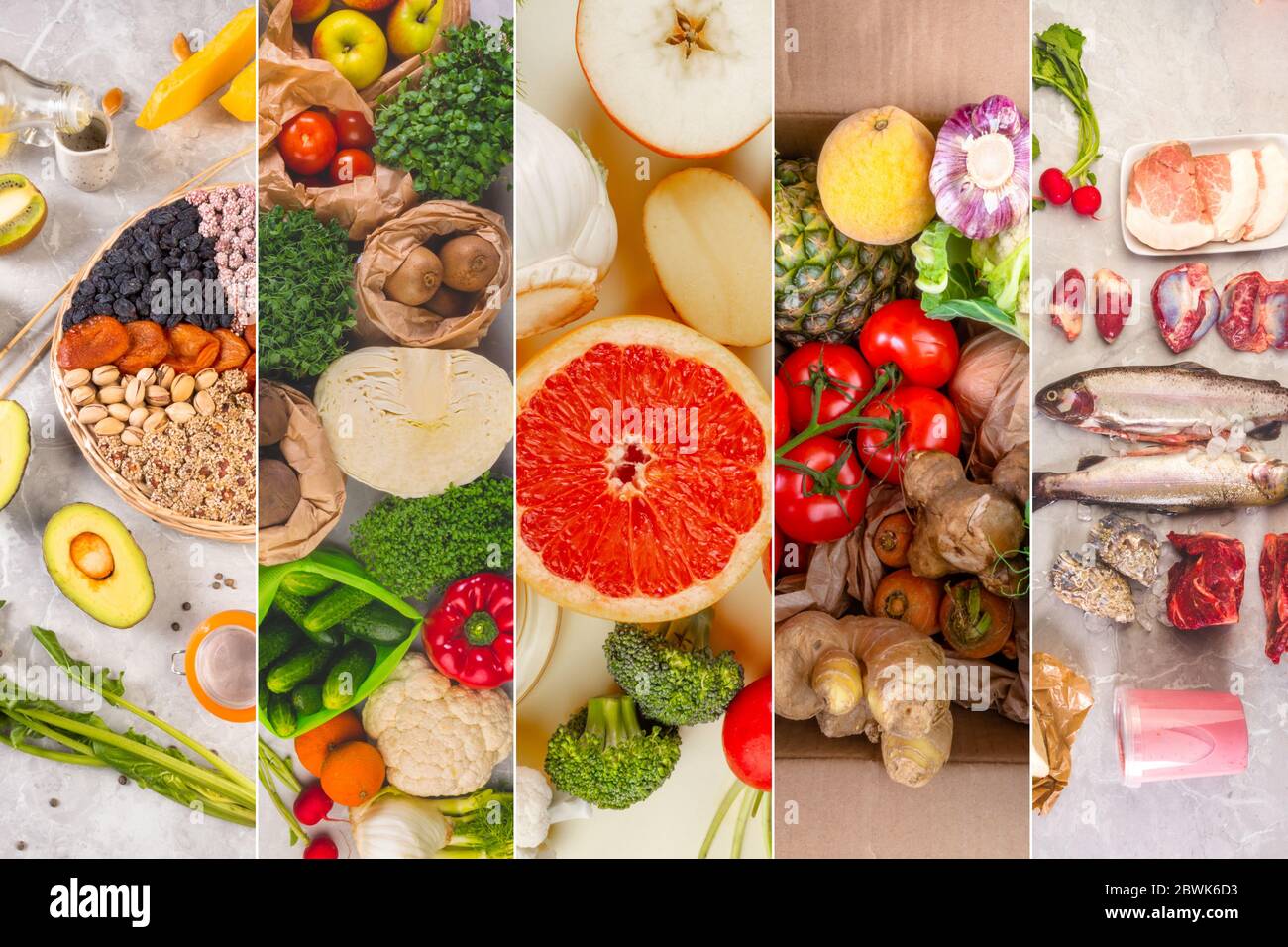 Healthy Food Collage