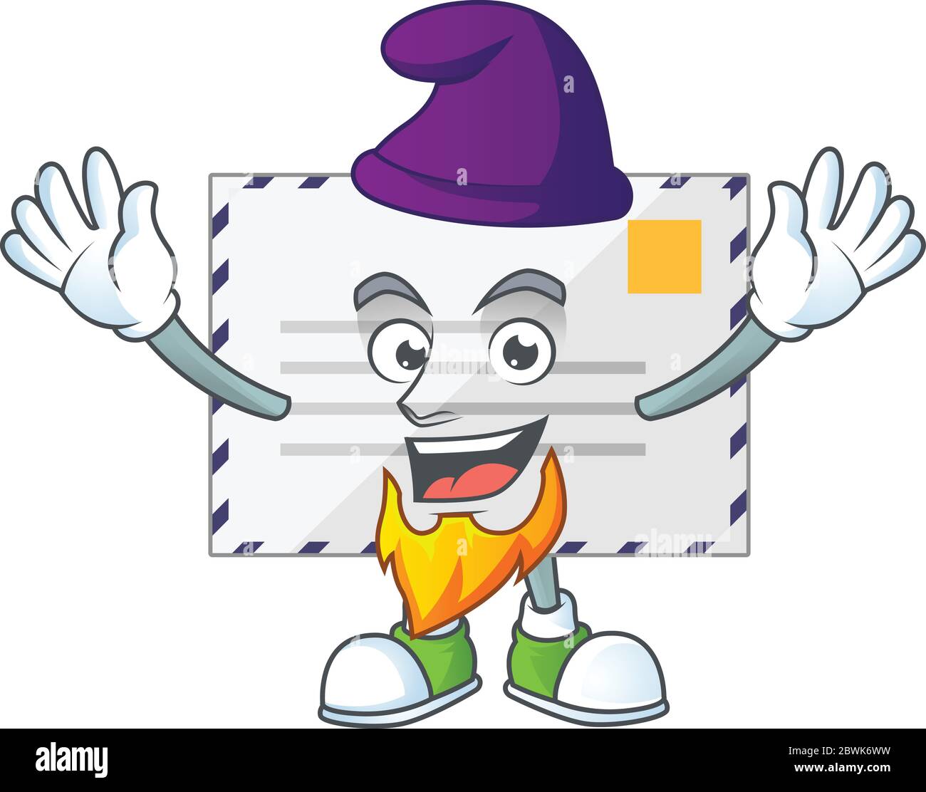 A charming fairytale of letter Elf cartoon drawing concept Stock Vector ...
