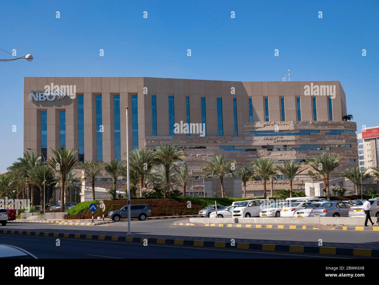 National Bank of Oman building, Muscat, Sultanate of Oman Stock Photo ...