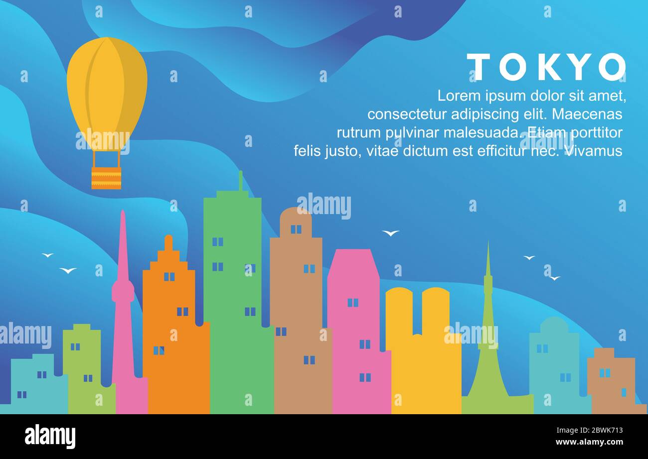 Futuristic tokyo japan Stock Vector Images - Alamy