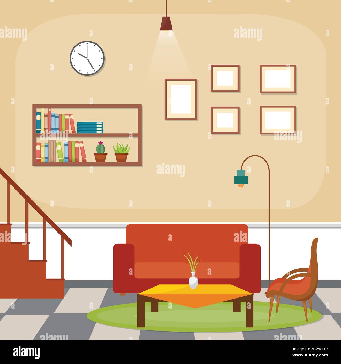 Entertainment furniture Stock Vector Images - Alamy