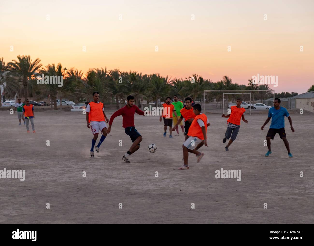 Arabic boys playing football hi-res stock photography and images - Alamy