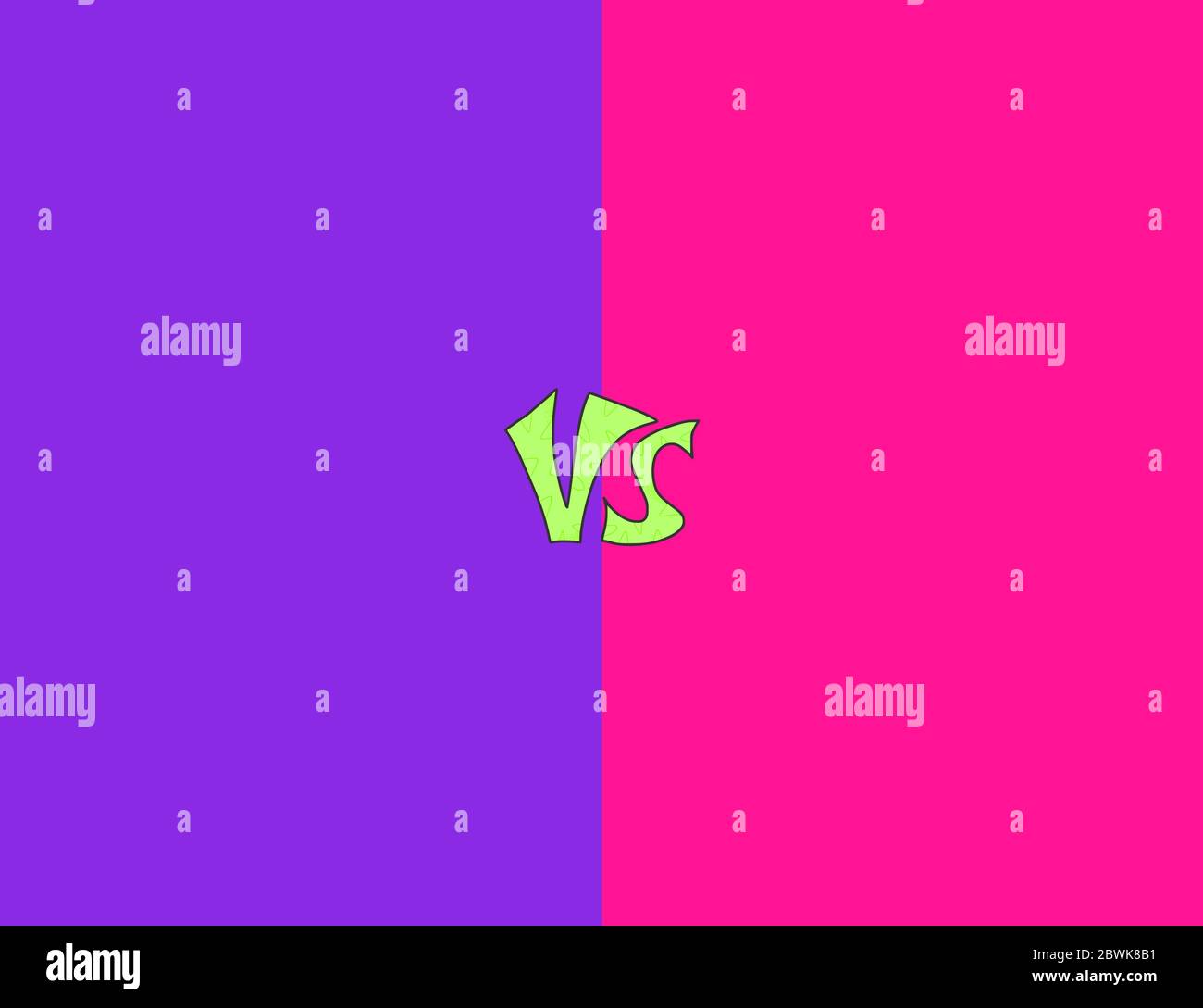 Versus sign with copy space. VS screen. Decorative battle cover with ...