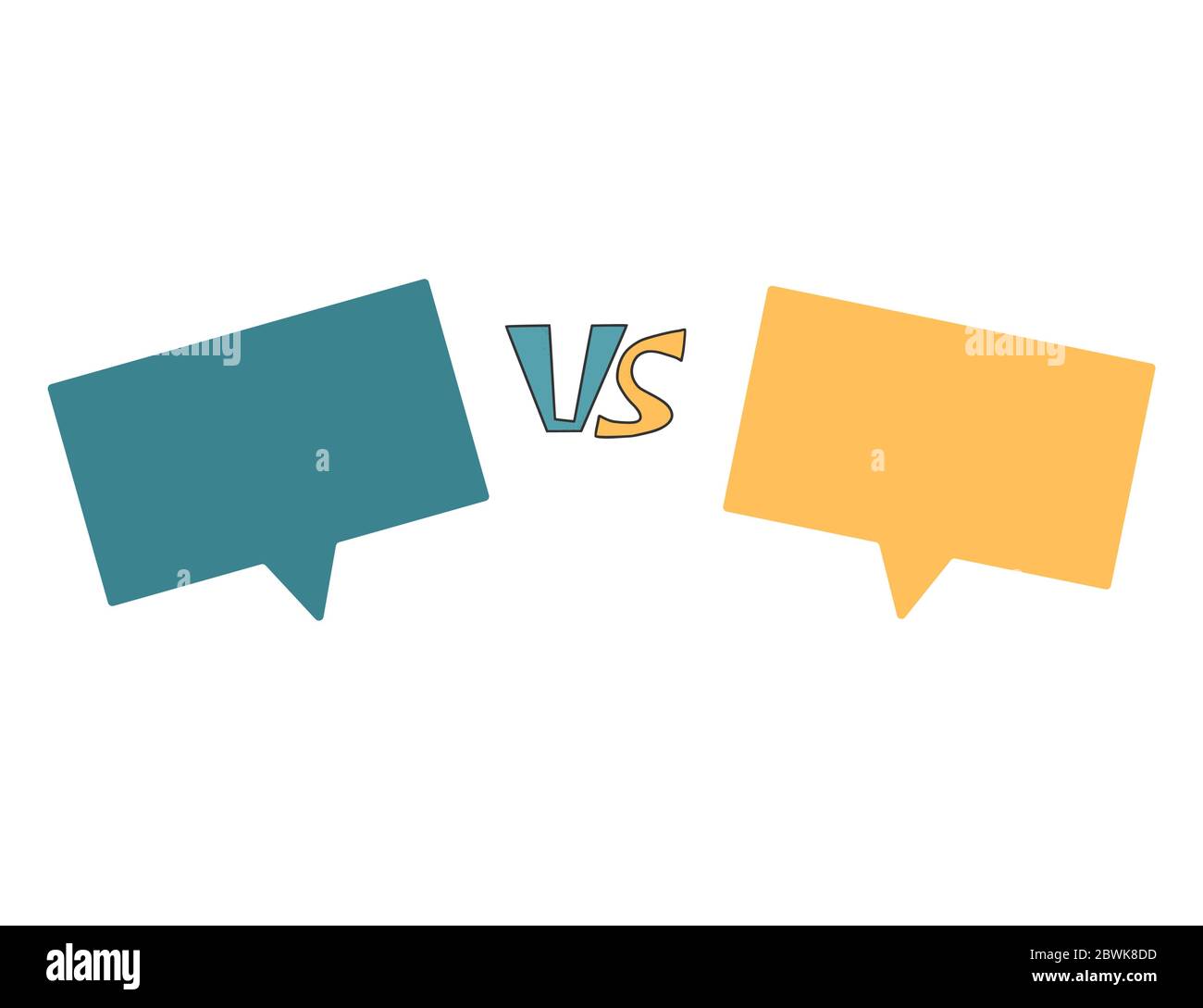 Versus sign with copy space. VS screen. Decorative battle cover with ...
