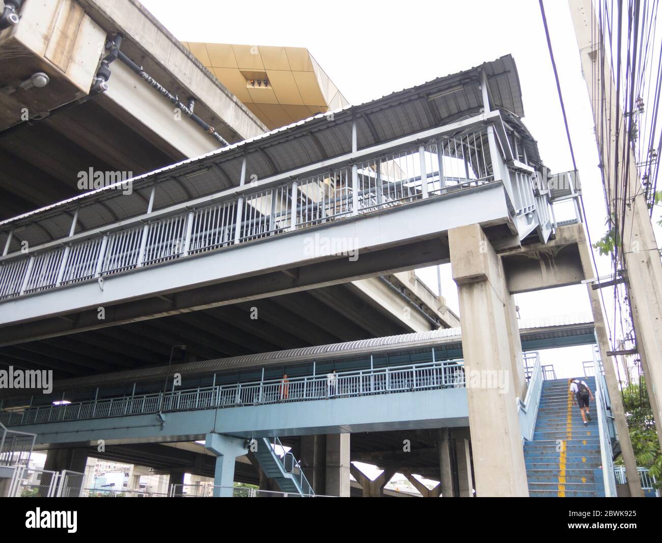 Bridge over the road Stock Photo - Alamy